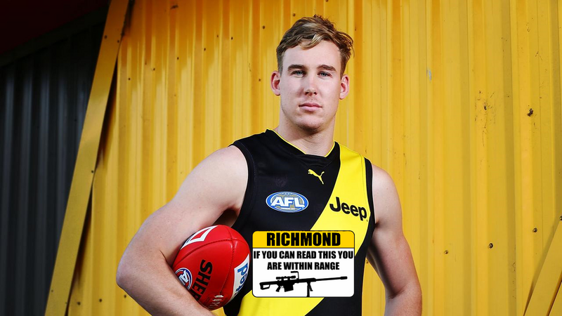 Tigers to wear special guernsey for Gather Round (Modeled by Tom Lynch ...